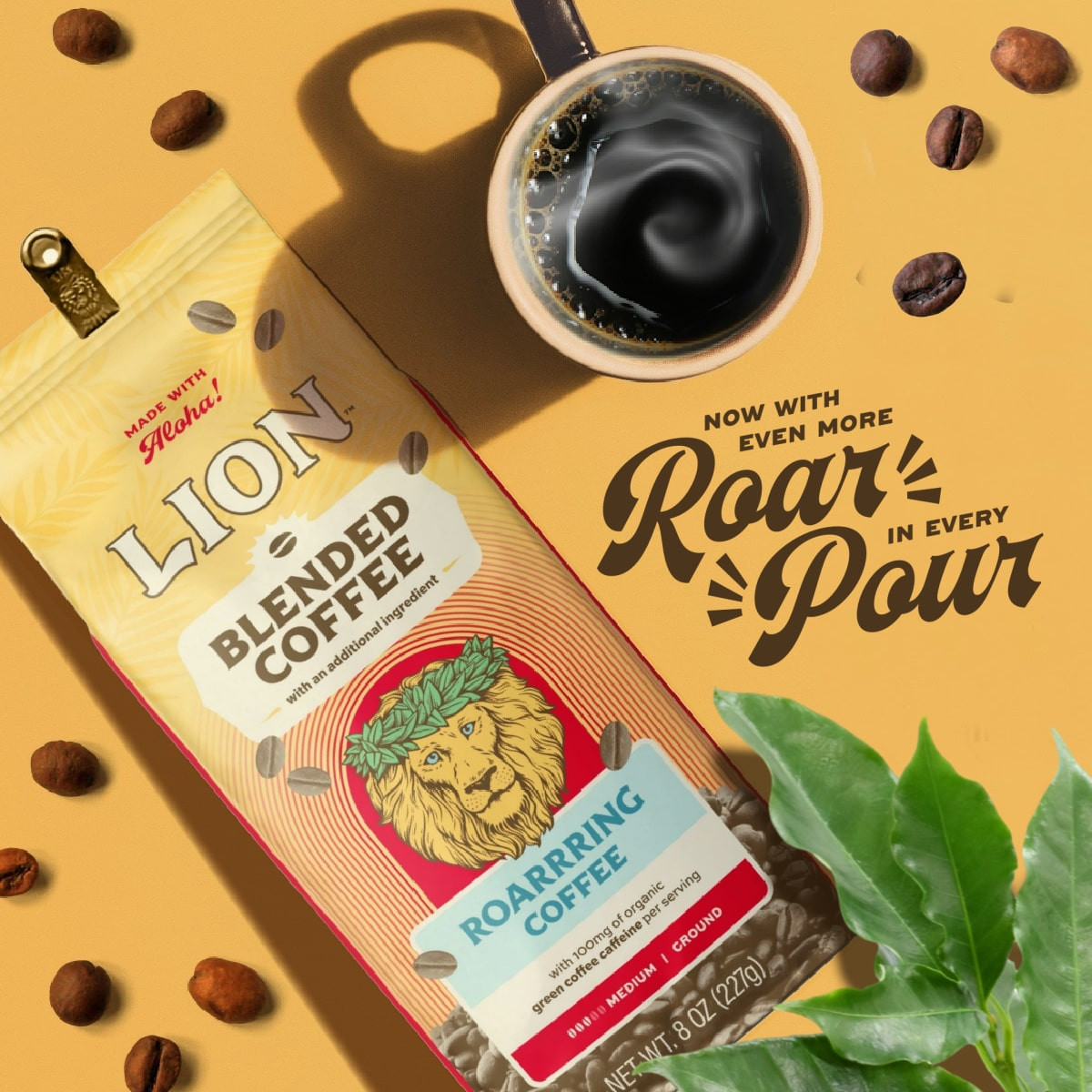 Lion Blended Roarrring Coffee - Lion Coffee