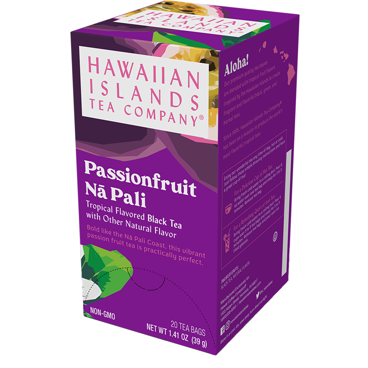 Passion Fruit na Pali Black Tea - Lion Coffee